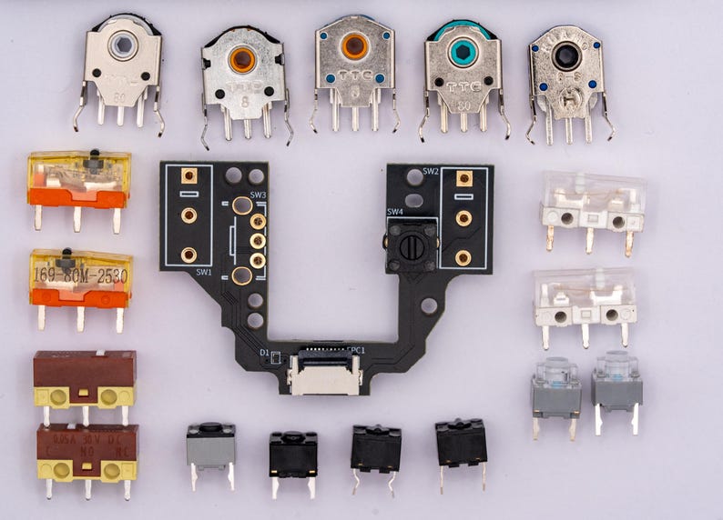 Full Hot-swap PCB for Logitech G Pro X Superlight 1, 2, 2 DEX & 2c ...