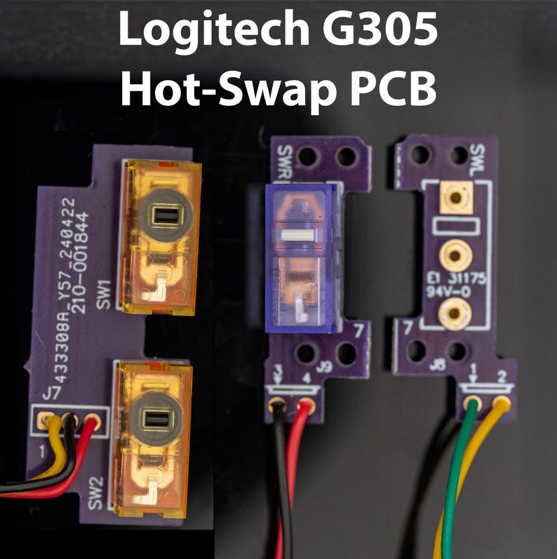Logitech G305 Hot-swap PCB | Switch Upgrade Kit - Etsy