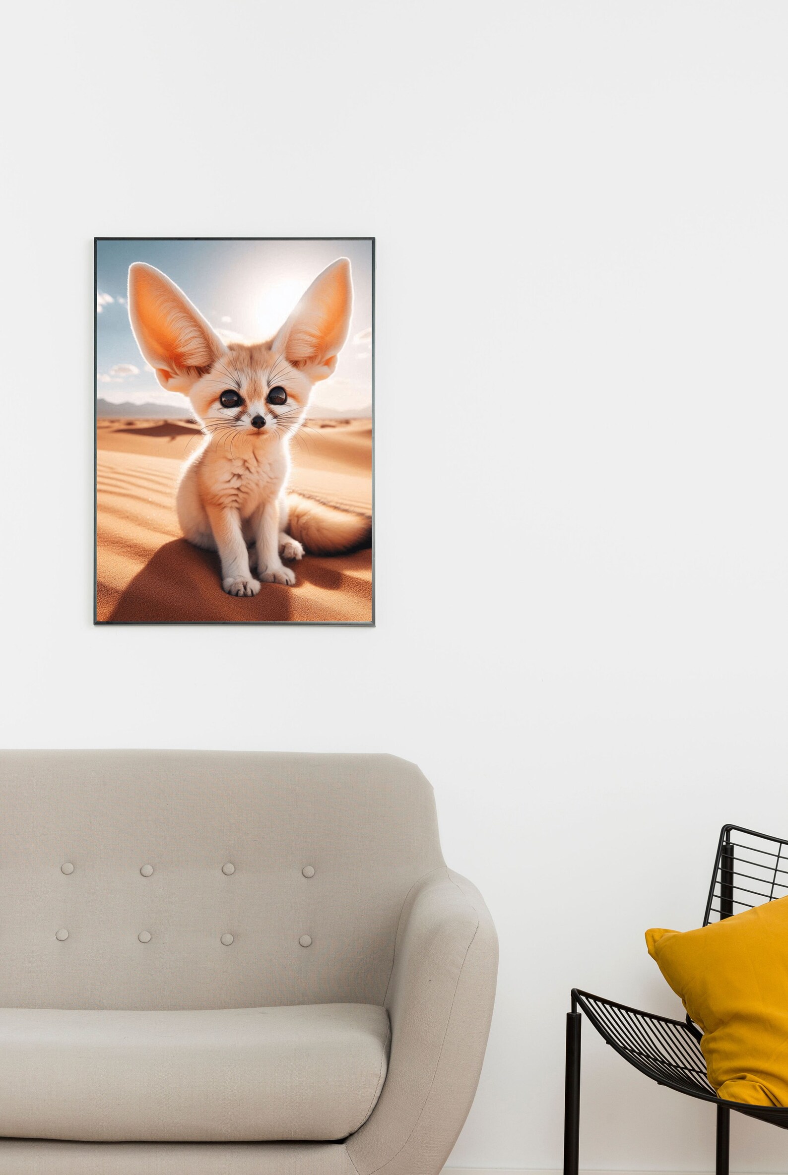 Fennec Fox Art Print Digital Download Desert Animal Wall Decor ...