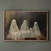 Vintage Ghost Family Portrait Oil Painting | Spooky Dark Tone Family of ...