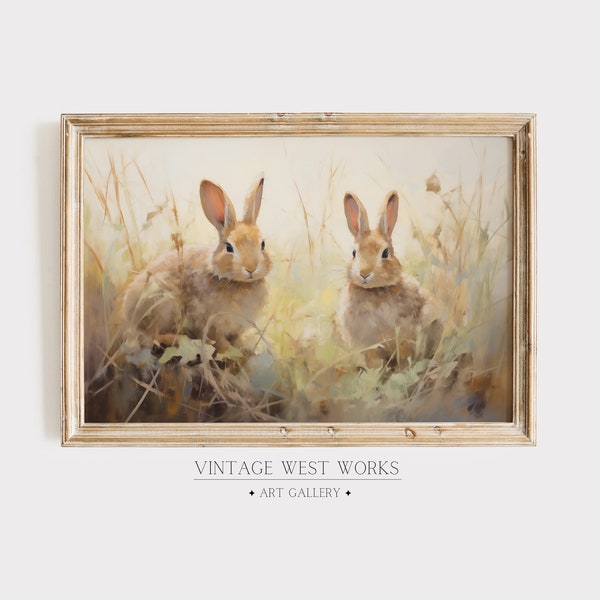 Rabbit Art - Etsy