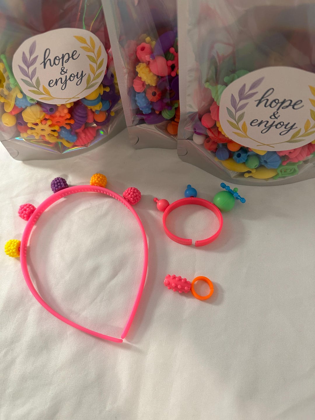 Pop Beads Jewelry Making Kit for Kids | DIY Fun Craft Pack | Colorful ...