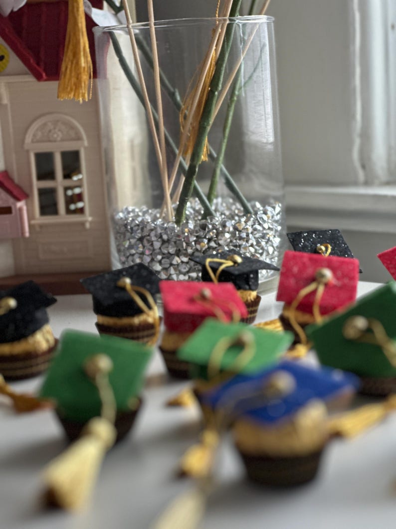 Felt Ferrero Rocher Graduation Cap Topper: Class of 2025 Party Favor - Etsy