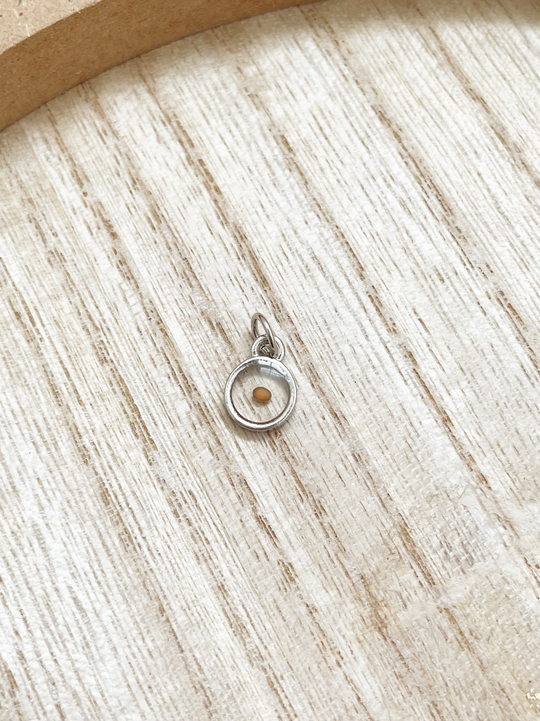 Silver Mustard Seed Charm - Etsy
