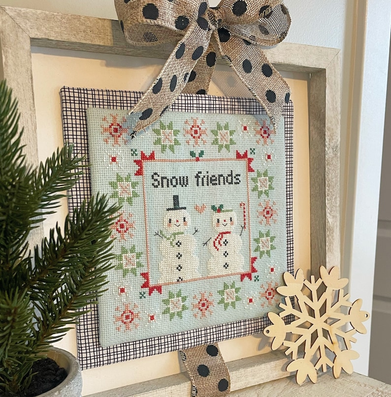Snow Friends Cross Stitch Pattern PDF Download - Etsy
