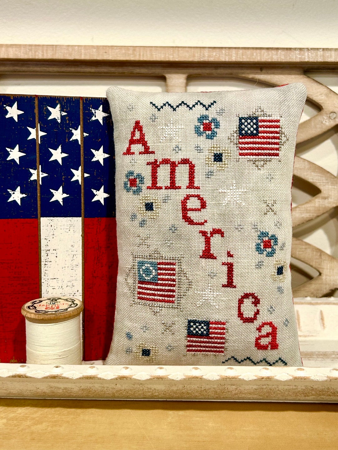 America Cross Stitch Pattern PDF Download - Etsy