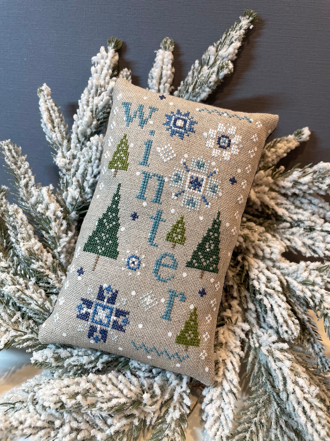 Winter Cross Stitch Pattern PDF Download - Etsy