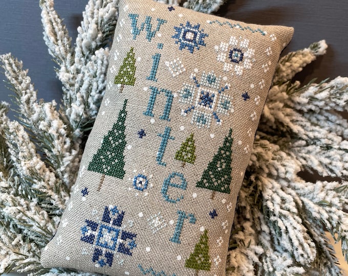 Winter Cross Stitch Pattern PDF Download - Etsy