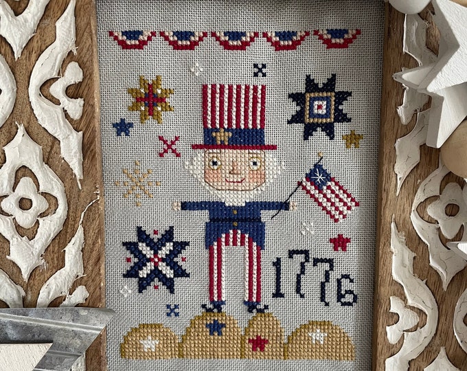 Uncle Sam Cross Stitch Pattern PDF - Etsy