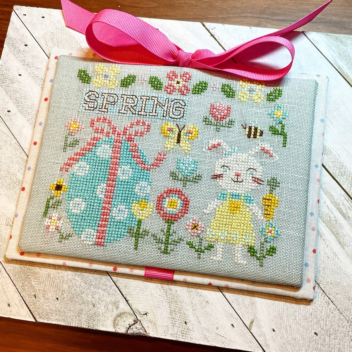 Spring Bunny Cross Stitch Pattern PDF - Etsy