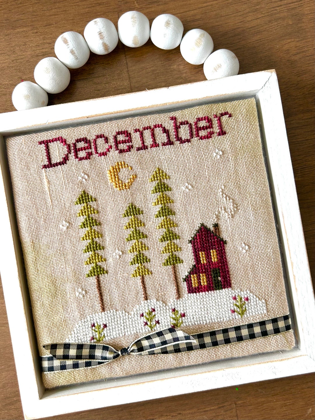 December Cross Stitch Pattern PDF Download - Etsy