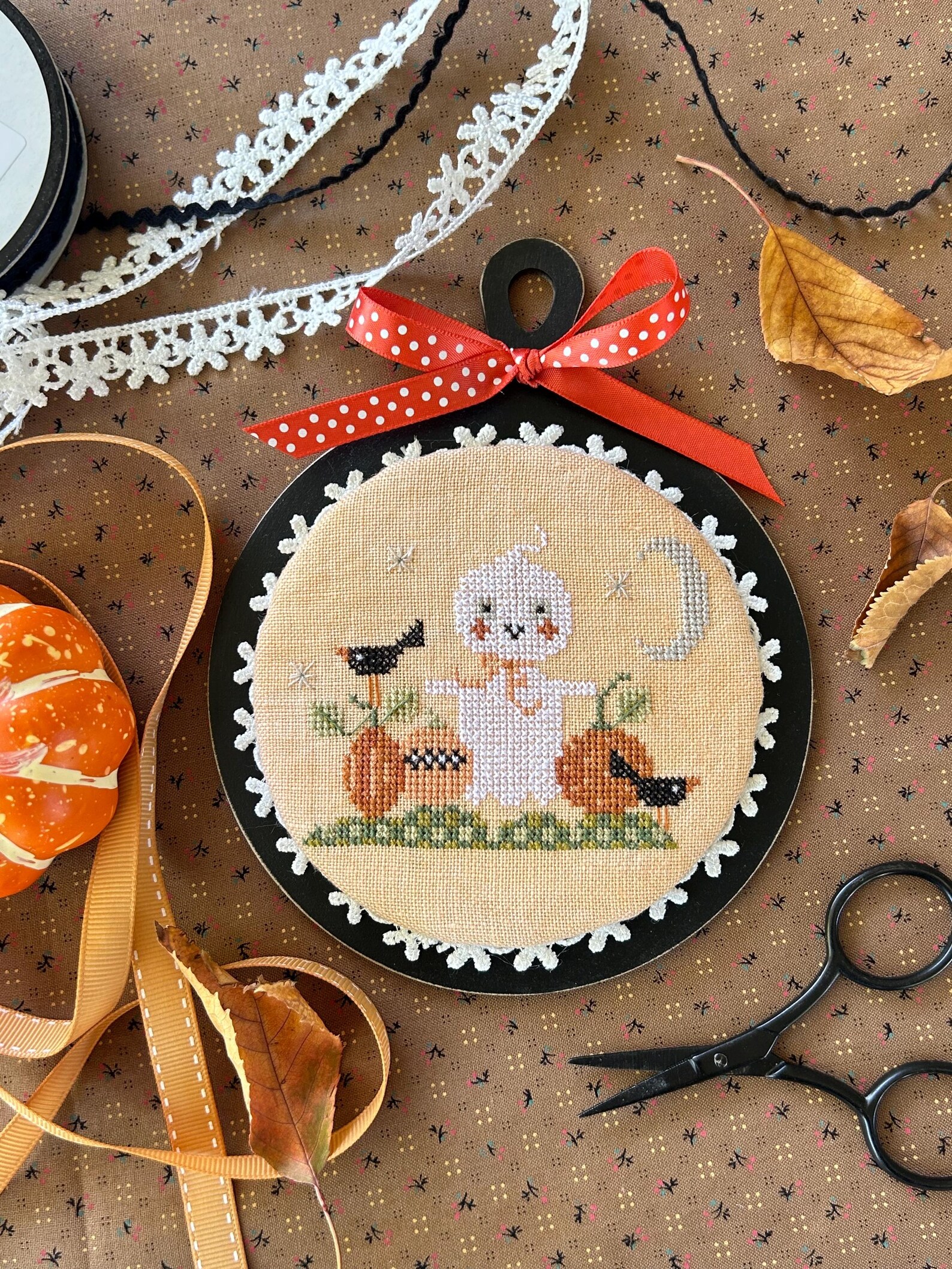 Halloween Harvest PDF Cross Stitch Pattern (digital File) - Etsy