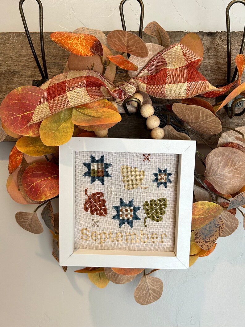 September Cross Stitch Pattern PDF Download - Etsy