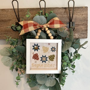 September Cross Stitch Pattern PDF Download - Etsy