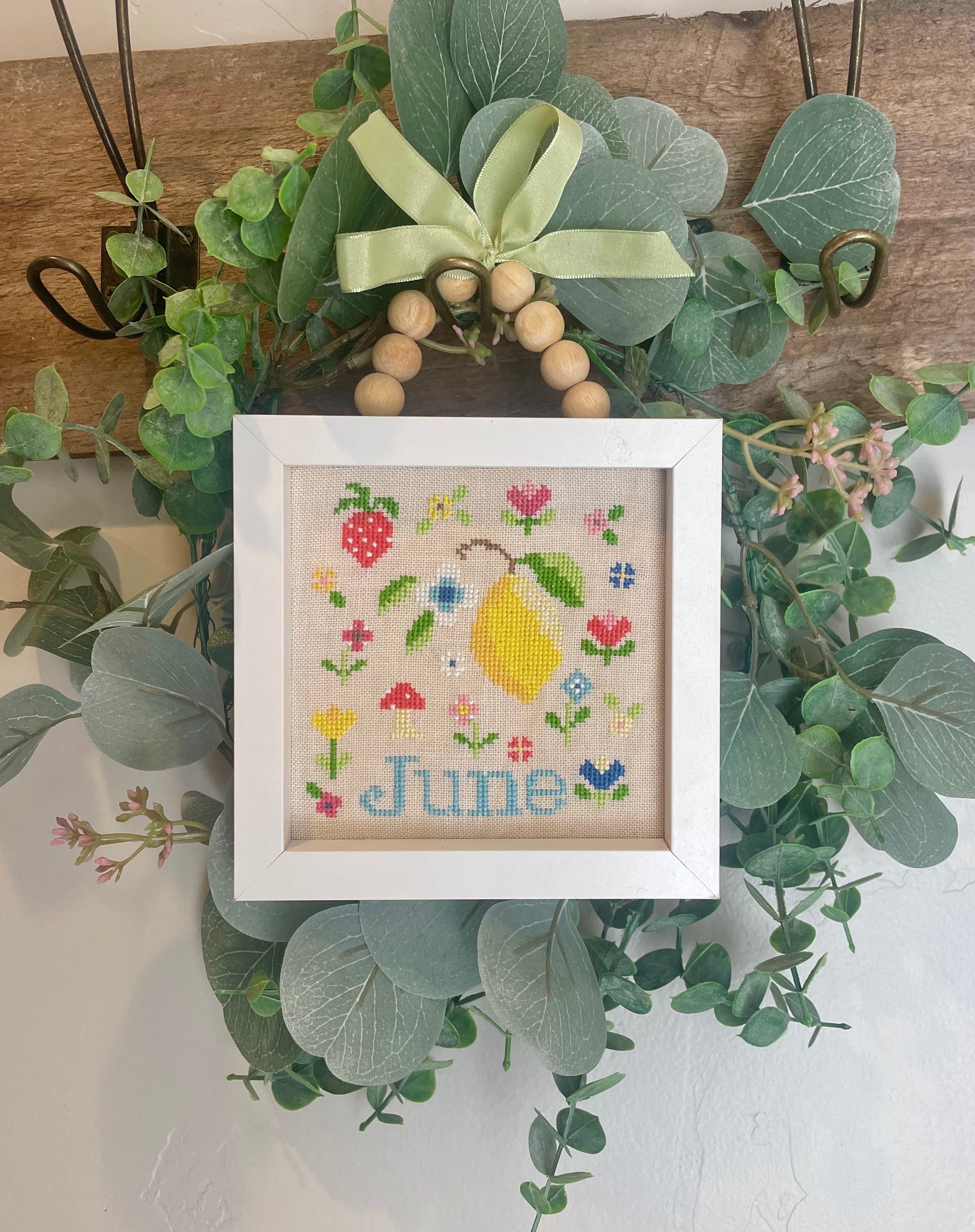 June Cross Stitch Pattern PDF Download - Etsy