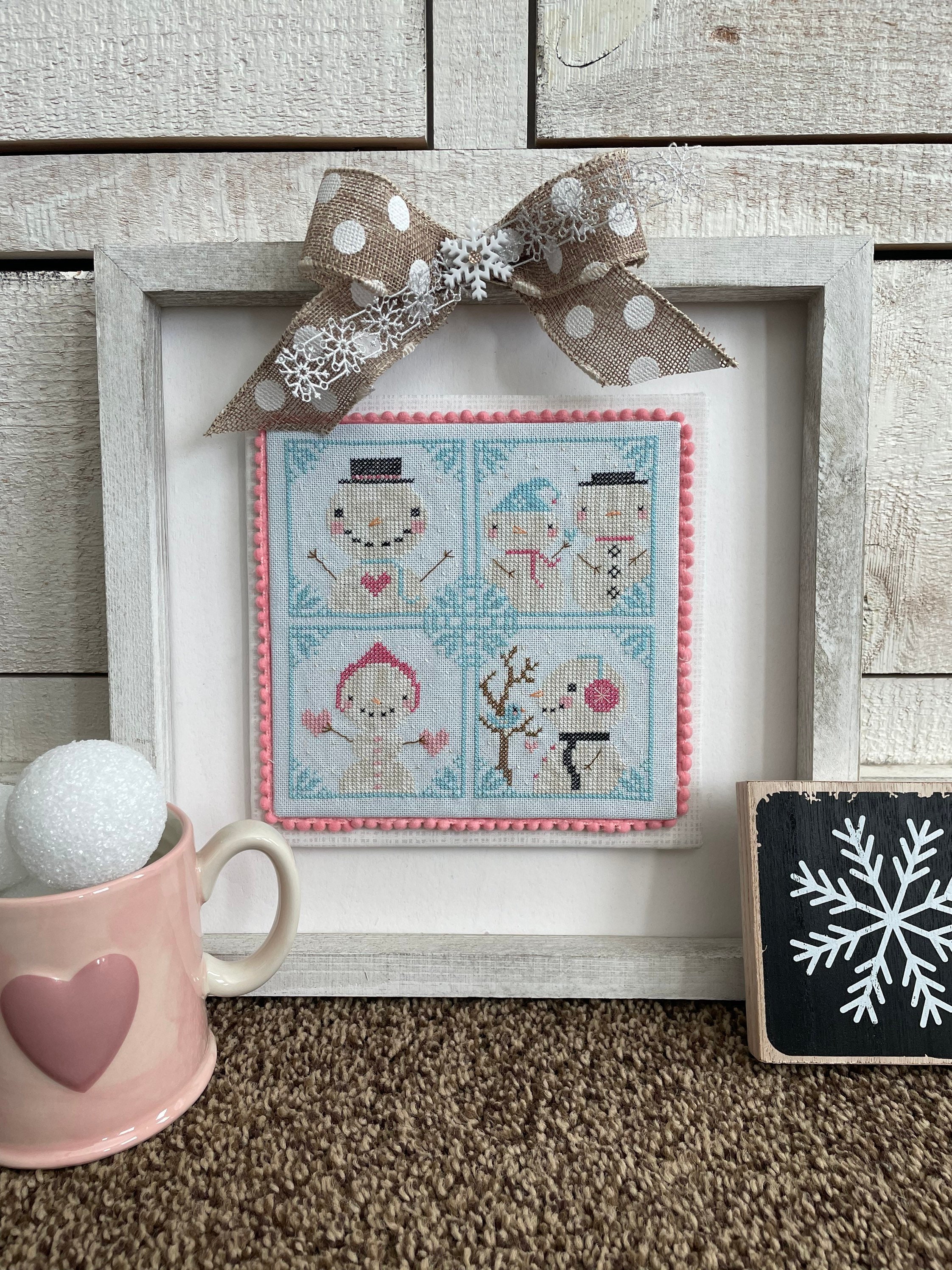 Snow Many Friends Cross Stitch Pattern PDF | Etsy