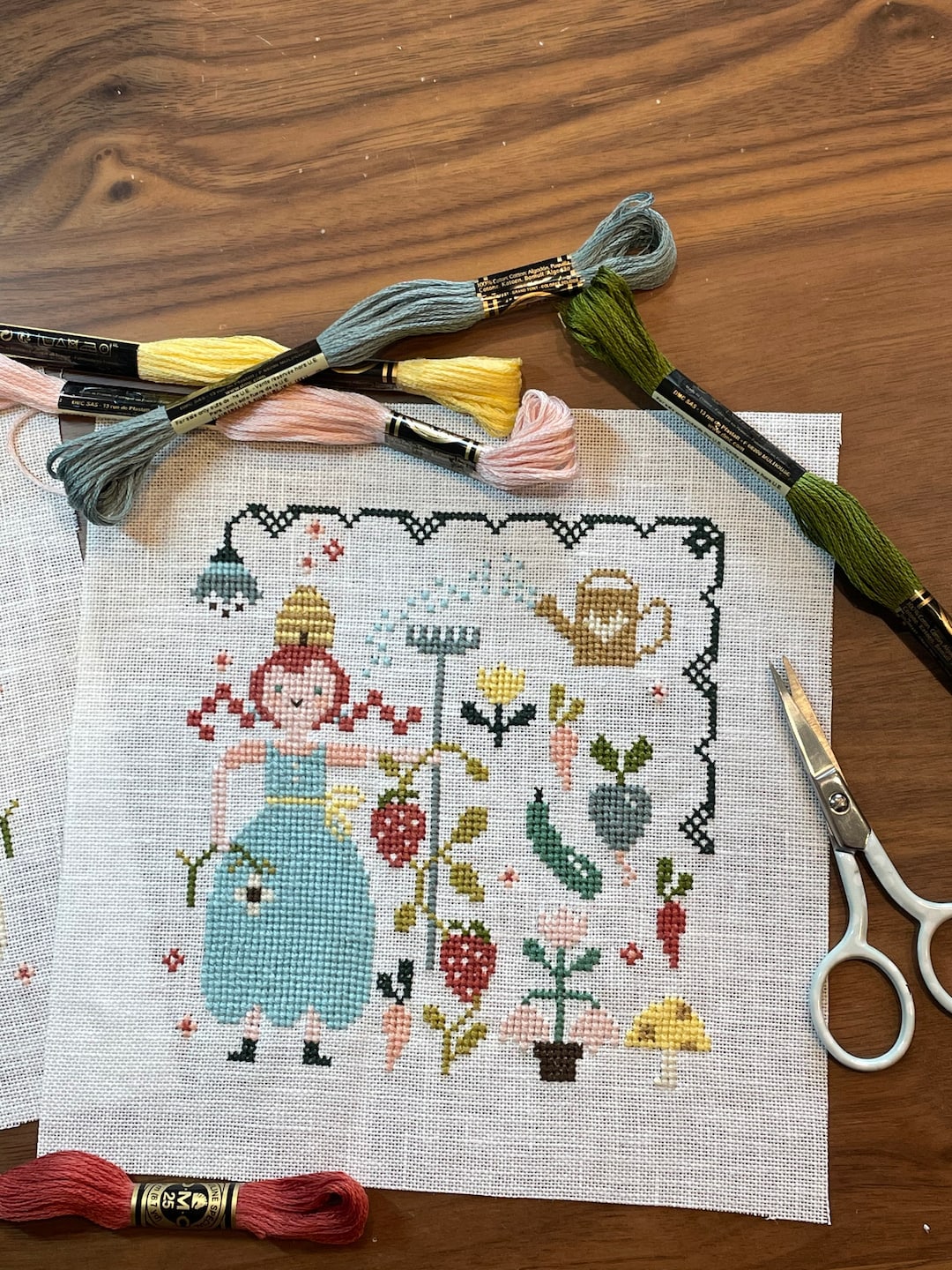 Pippa's Pretty Plants Cross Stitch Pattern PDF - Etsy