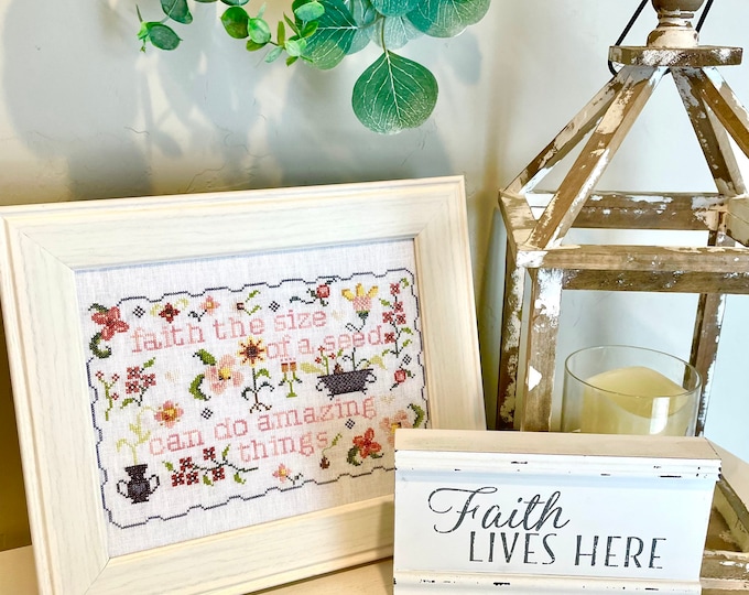 Faith Cross Stitch Pattern PDF File - Etsy