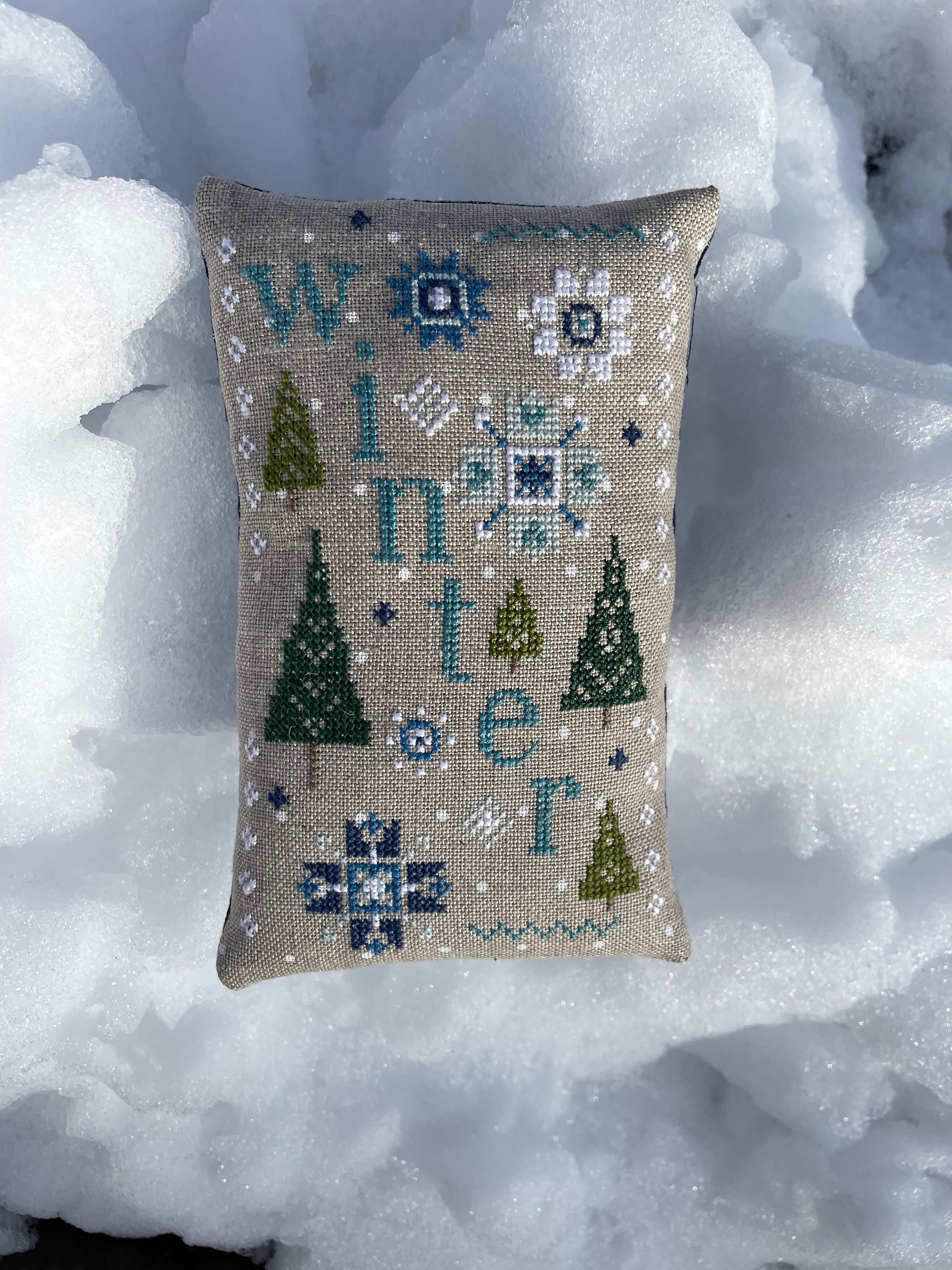 Winter Cross Stitch Pattern PDF Download - Etsy