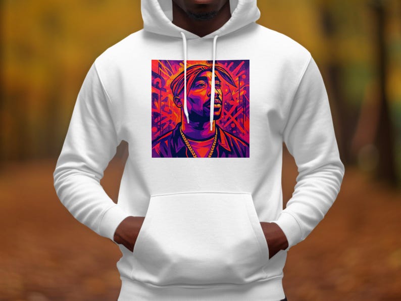 Tupac Shakur Retro Art T-shirt: 90s Hip Hop Graphic Tee - Etsy