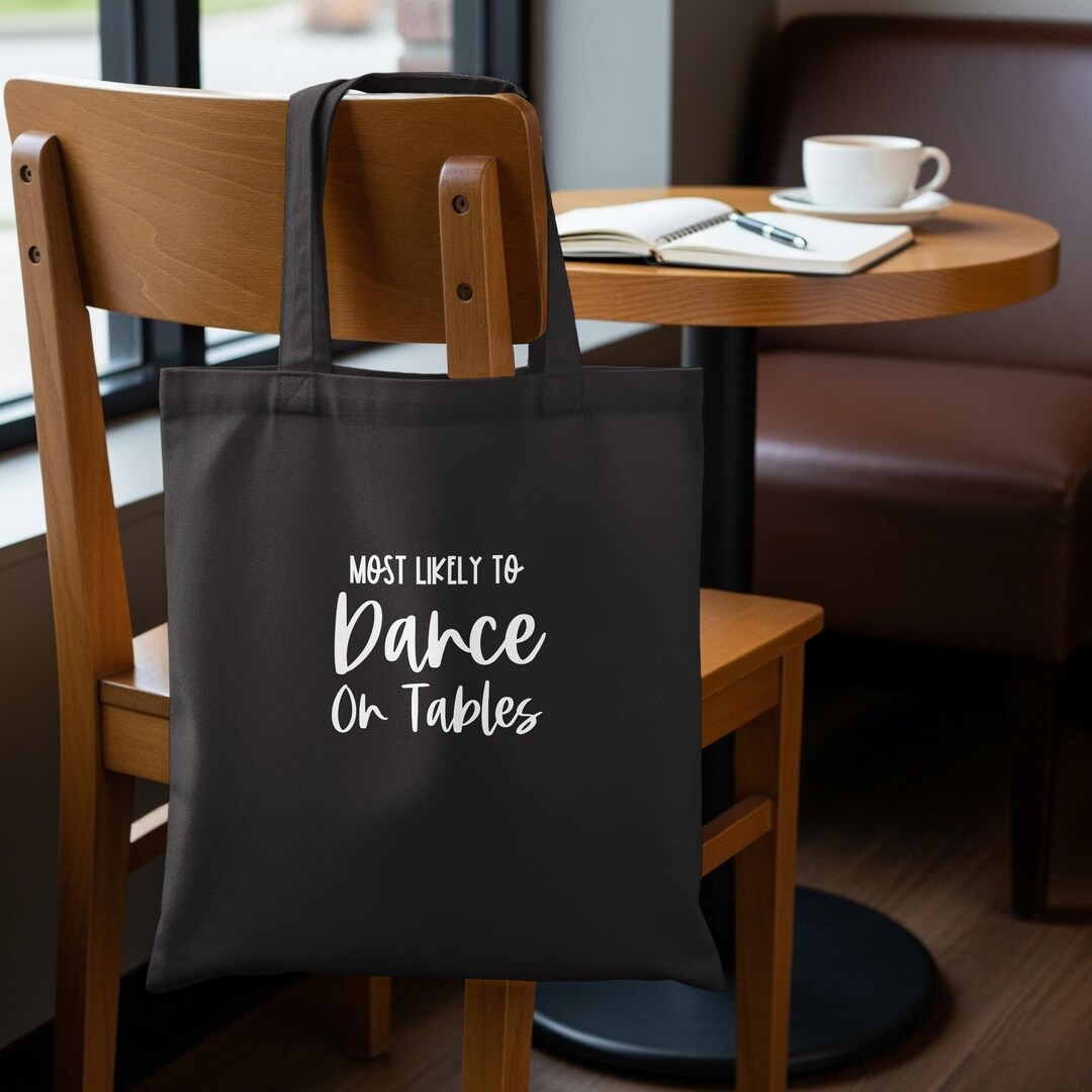 Funny Dance Quote Tote Bag: Party Animal Canvas Bag - Etsy