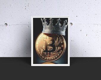 Satoshi Nakamoto BTC Face Crypto Poster Black Frame Hang the Mystery ...