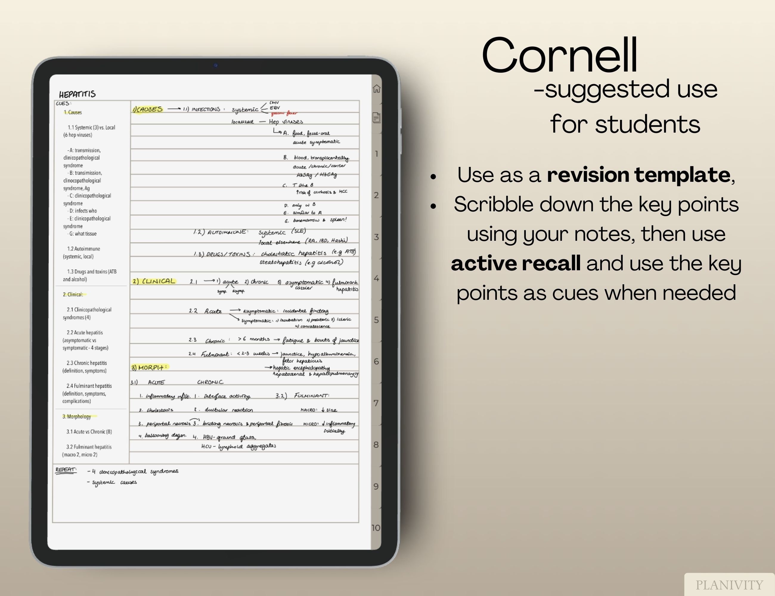 Digital Notebook Goodnotes Notebook, Notability Notebook, Student ...