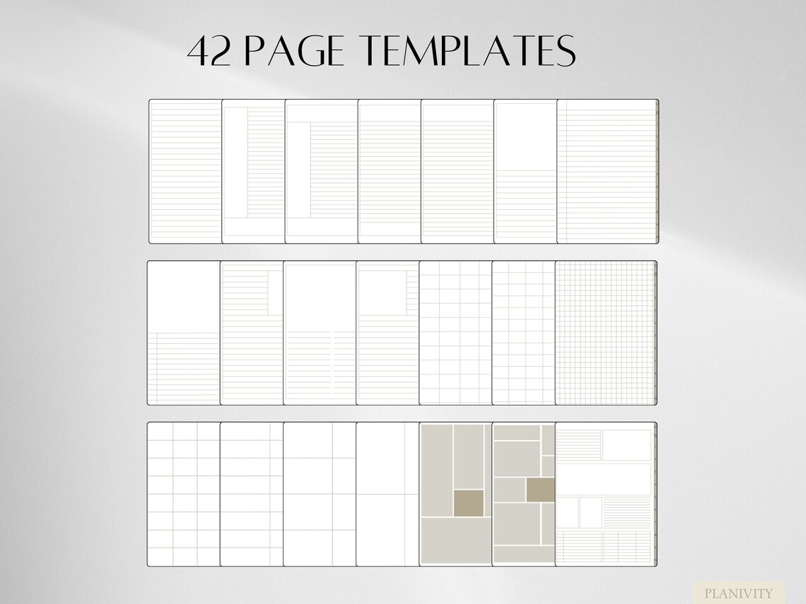 Digital Notebook Bundle | Goodnotes Notebook, Notability Notebook ...