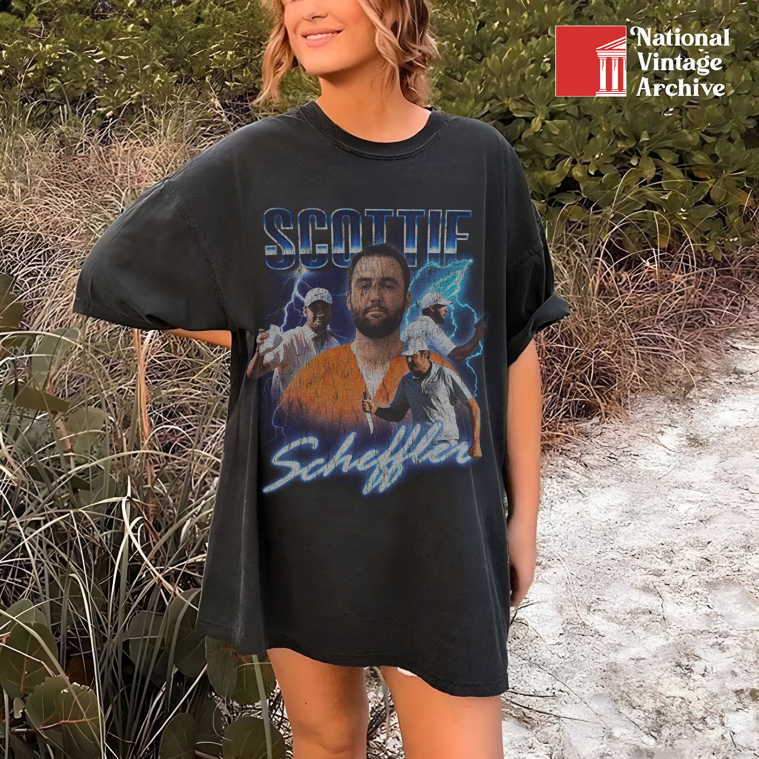 Vintage Scottie Scheffler mug Shot Golf Legend T-shirt Limited Arrest ...