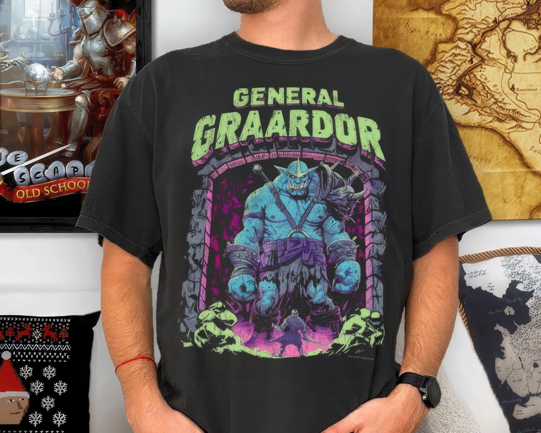 Vintage Old School Runescape General Graardor T-shirt Premium Unisex ...