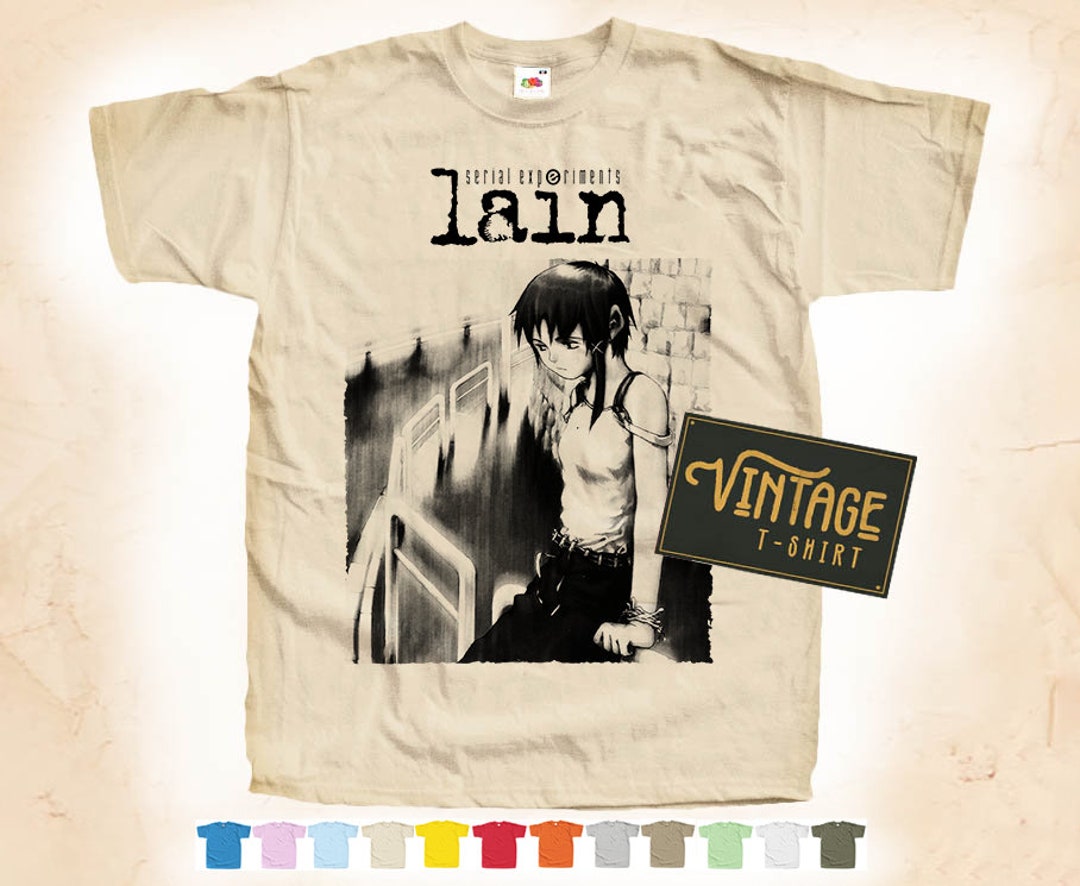 Serial Experiments Lain V1 Poster Movie Classic Vintage T Shirt 12 ...