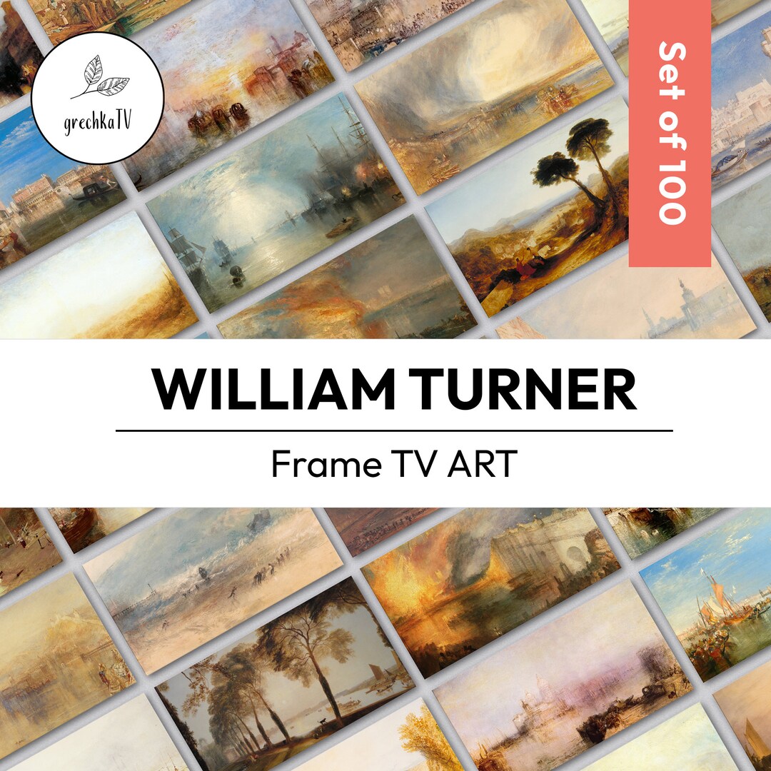William Turner TV Frame Set of 100 MEGA Bundle Tv Frame Art Frametv Art ...