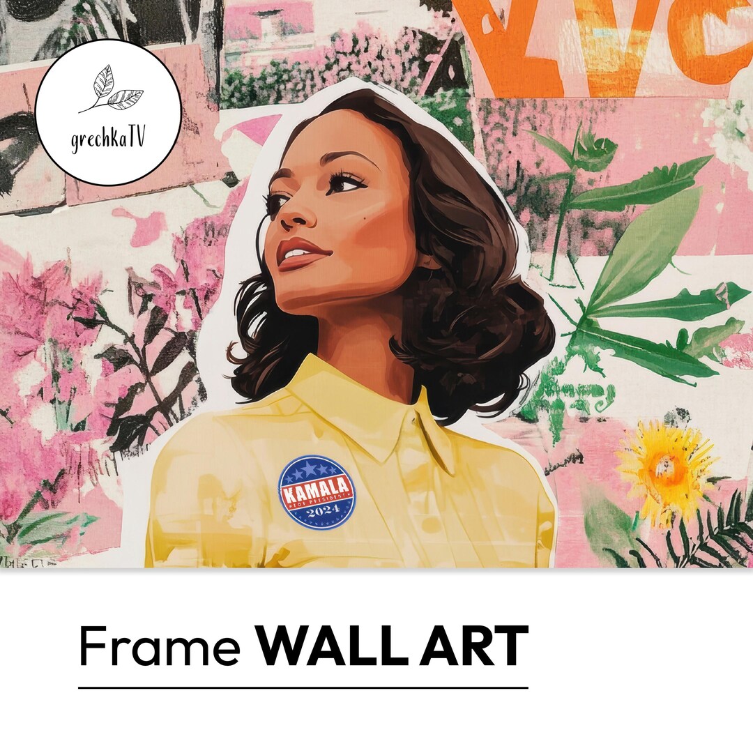 Kamala Harris Collage Print | Feminist Political Art Print | Empowering ...