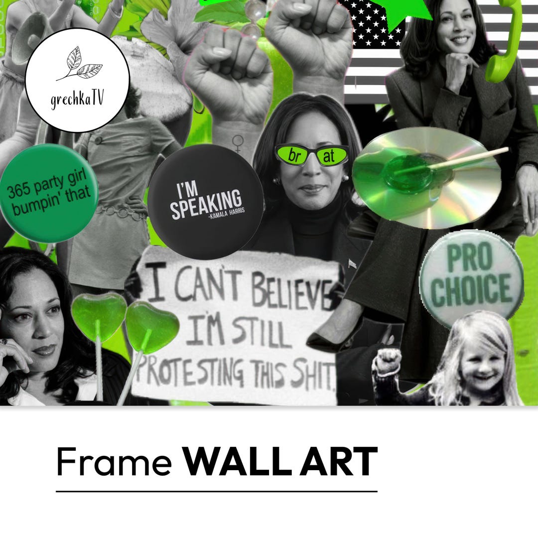 Kamala Harris Collage Digital Art | Inspirational Political Artwork for ...