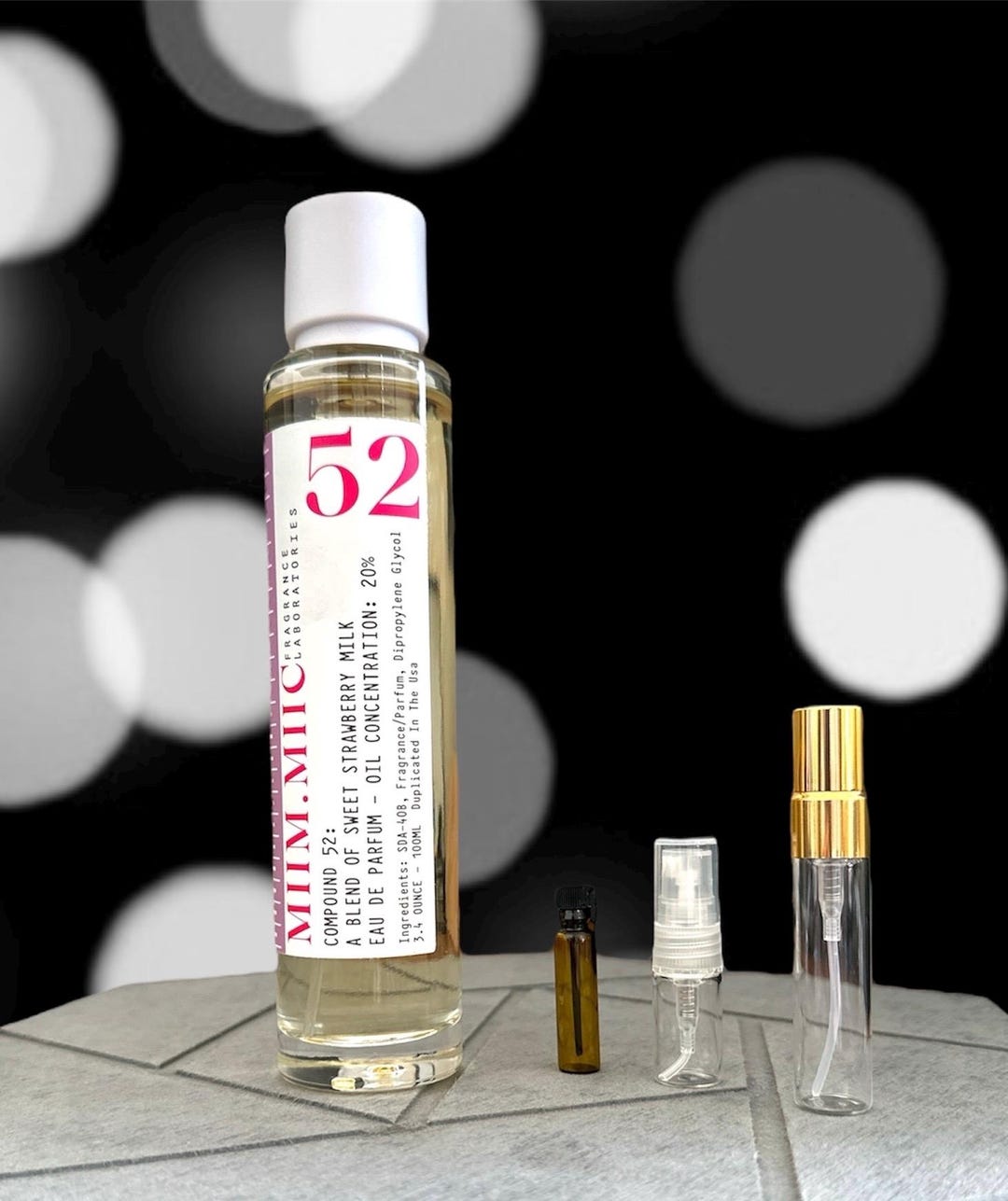 MIIM MIIC Compound 52 Strawberry Milk Sample 1ml 2ml 5ml Decant Eau De Parfum - Etsy