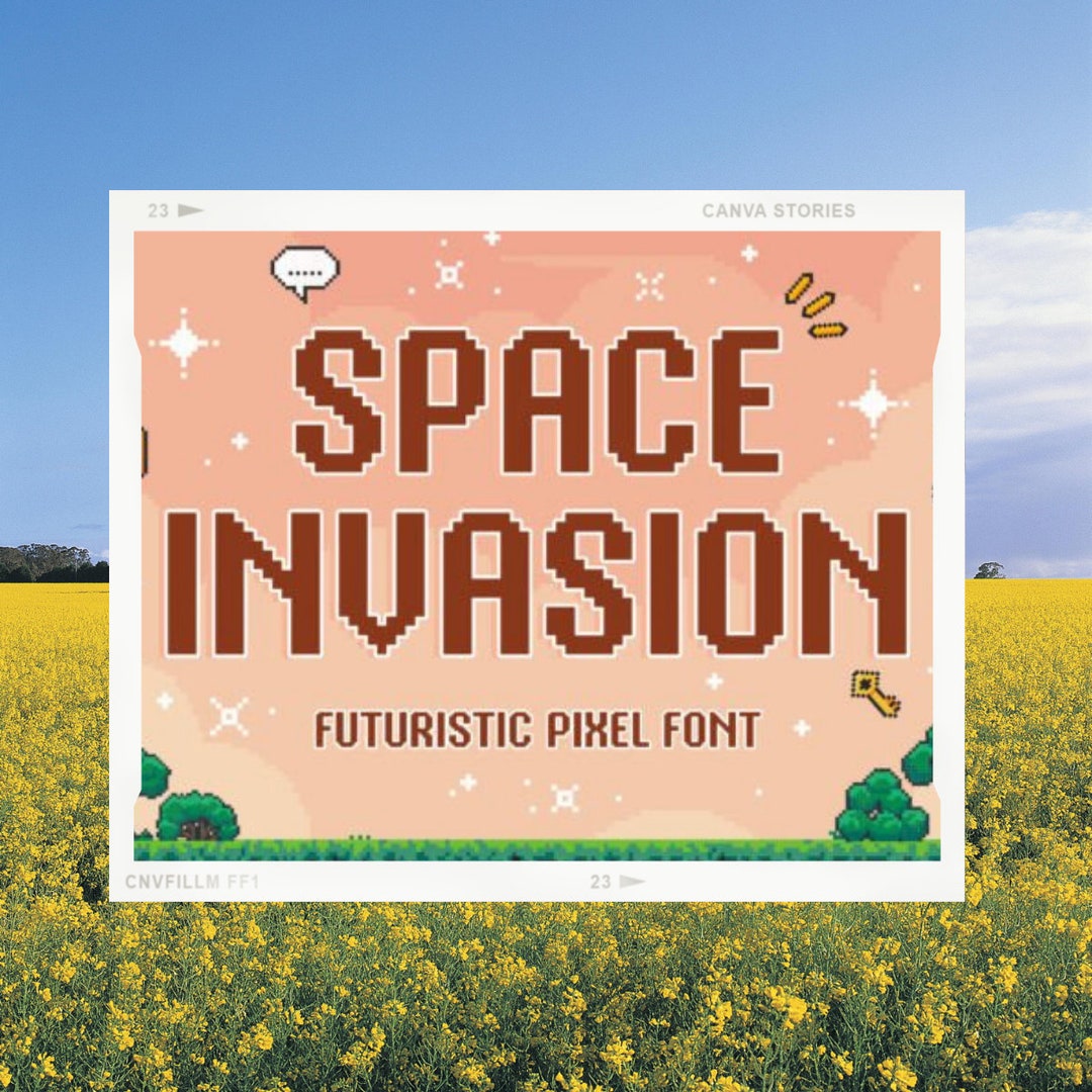 Space Invasion Handwritten Font Bold Font, Calligraphy Font, Holiday ...