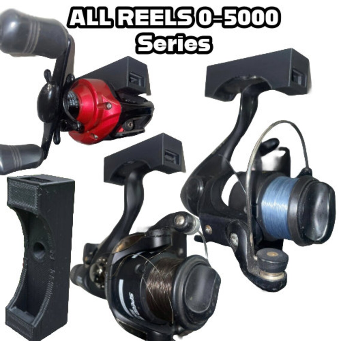 Multi Fishing Reel Holder Wall Mount - Etsy