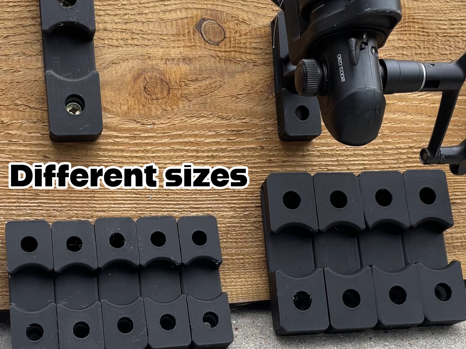 10x Fishing Reel Holders Wall Mount Reel Size 5000-10000 - Etsy