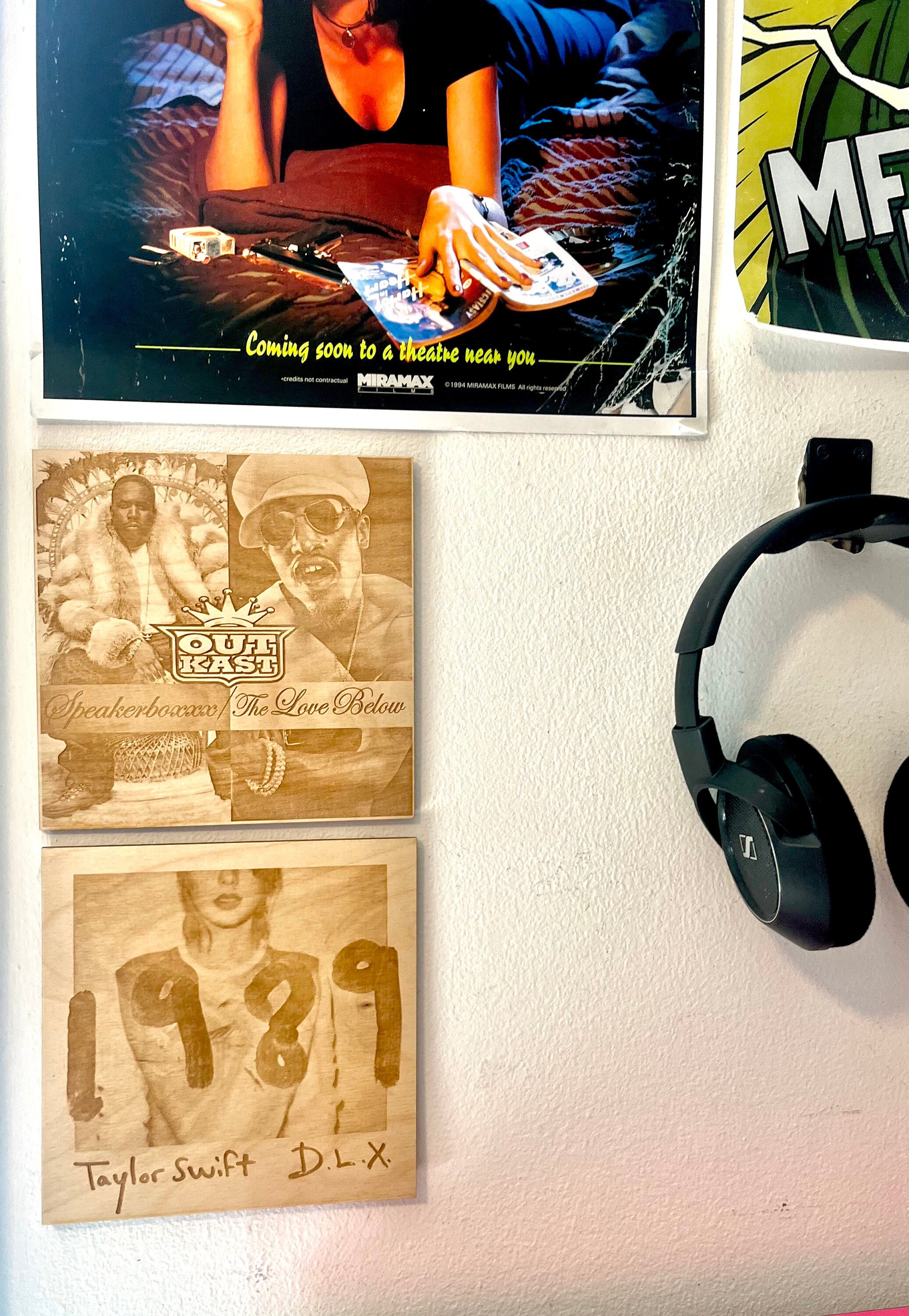 Custom Wooden Album Cover Poster / Personalized Laser Cut Music Gift ...