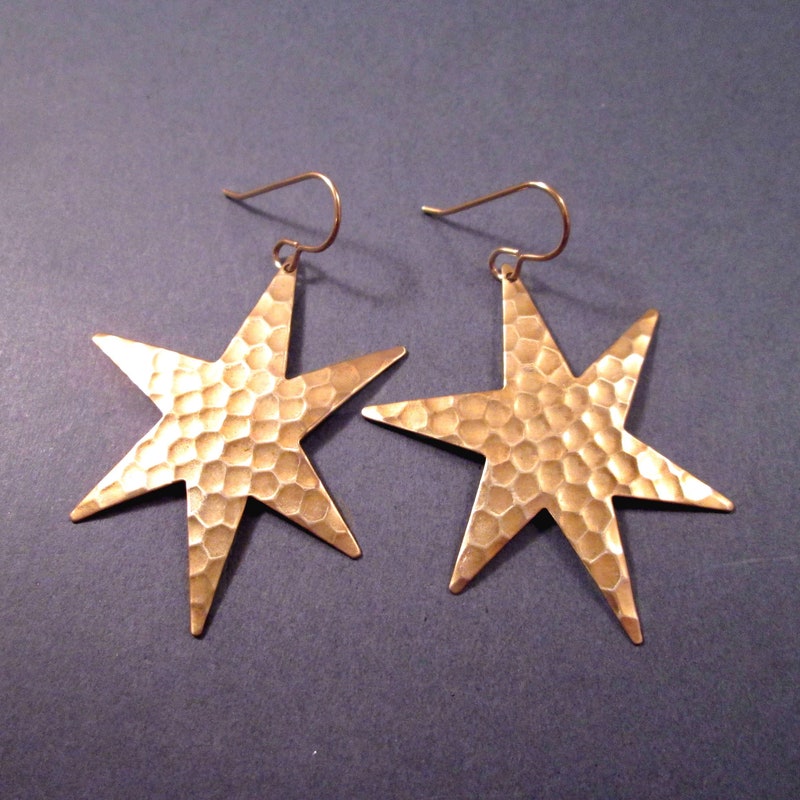 Star Earrings - Etsy