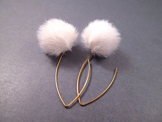 Fur earrings online store