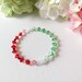 Swarovski Crystal Watermelon Stretch Handmade Bracelet Woman - Etsy