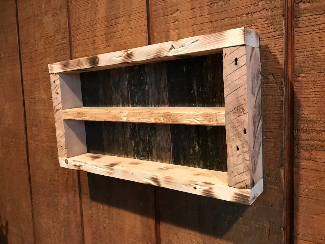 Rustic Handmade Reclaimed Wood Shadow Box - Etsy