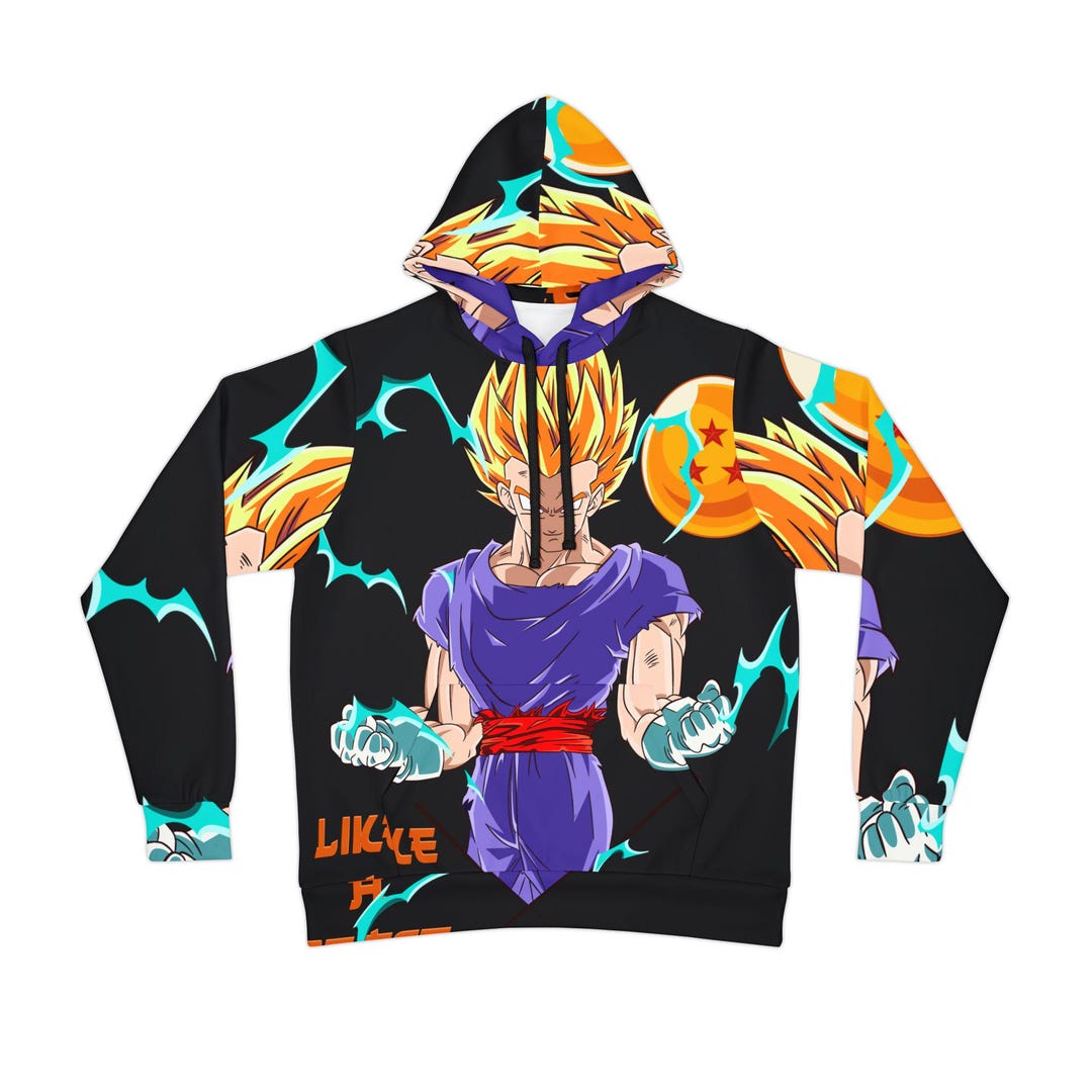 Gohan Saiyan-hoodie - Etsy