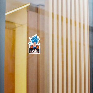 Goku Blue Saiyan-sticker - Etsy