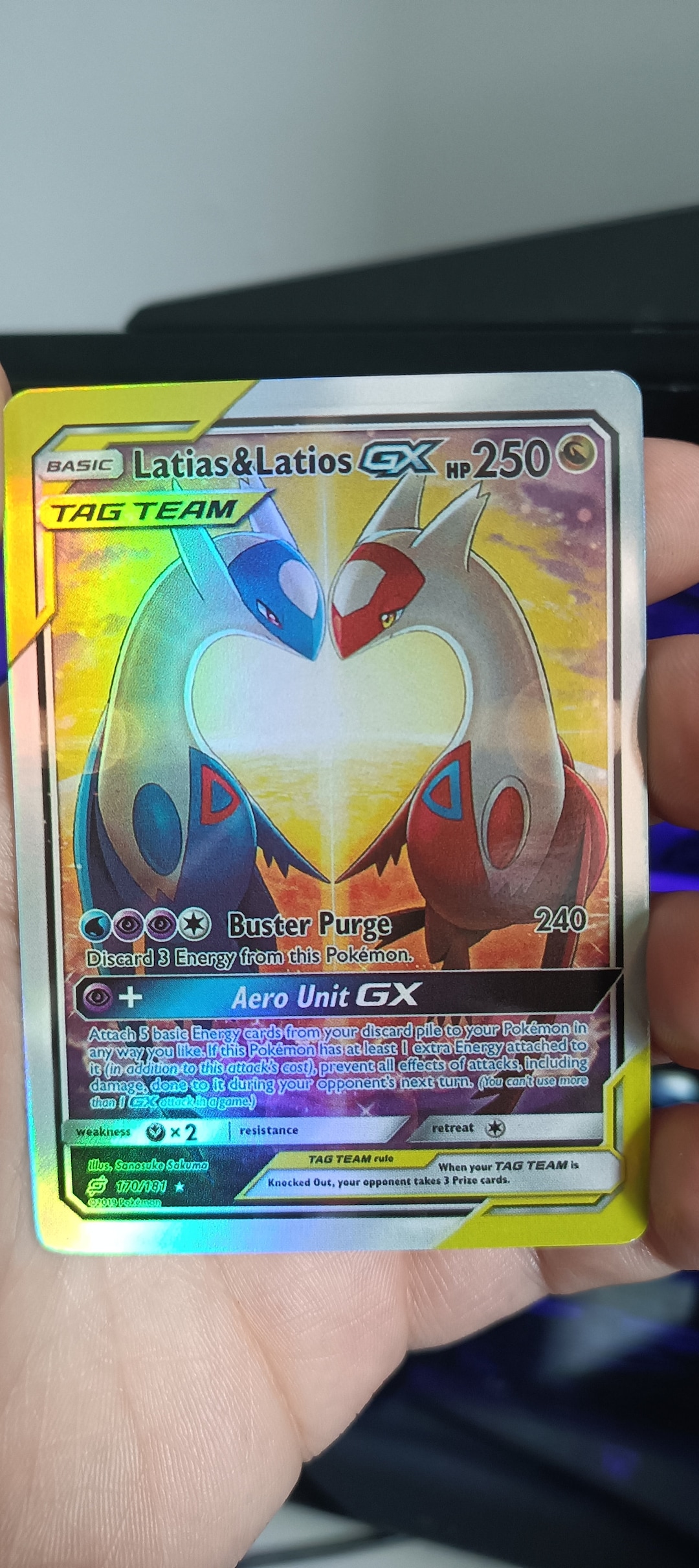 Custom Latias & Latios GX tag Team Alt Art 170/181 Handmade Card - Etsy