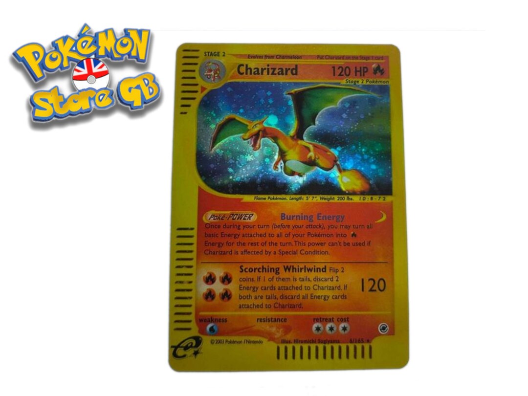 Charizard Pokémon TCG Rare Expedition Base Set Individual Collectable ...