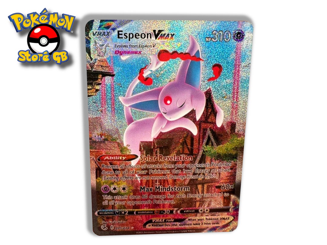 Espeon Alt Art Custom Card Evolving Skies - Etsy
