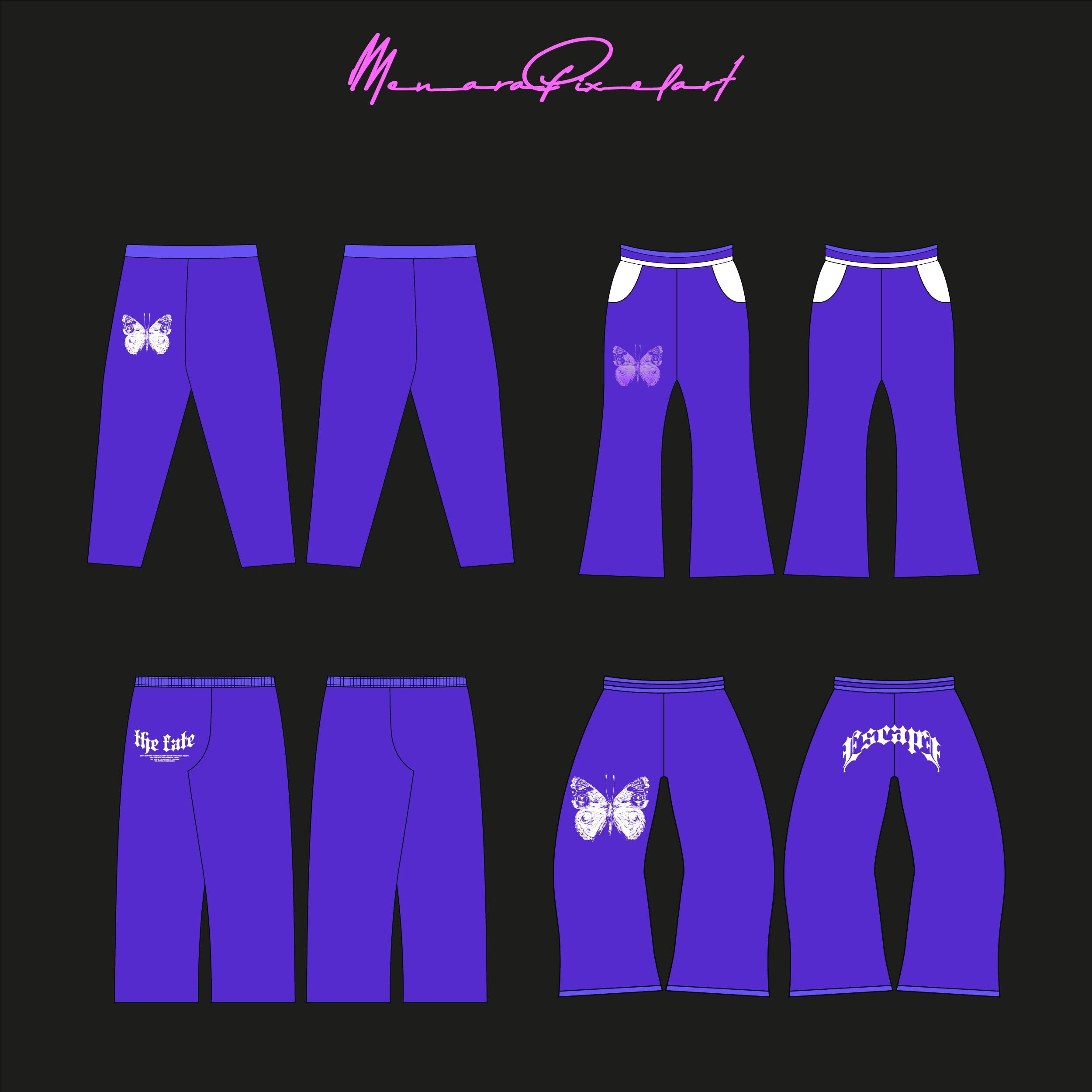 35 Pants Streetwear Vector Mock up Pack Mockups Clothes Brands Tech ...