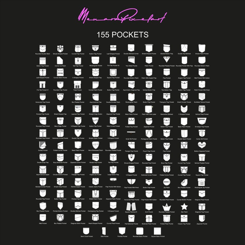 300 Modifiers Pockets Streetwear Vector Mock up Pack Mockups Clothes ...